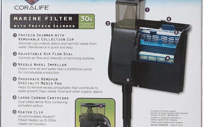 Coralife Marine Filter with Protein Skimmer 30 Gallons Review